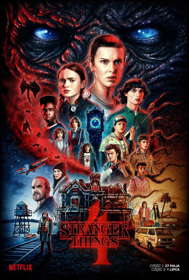 Stranger Things 4 - główny plakat - Nflix.pl - top filmy i seriale